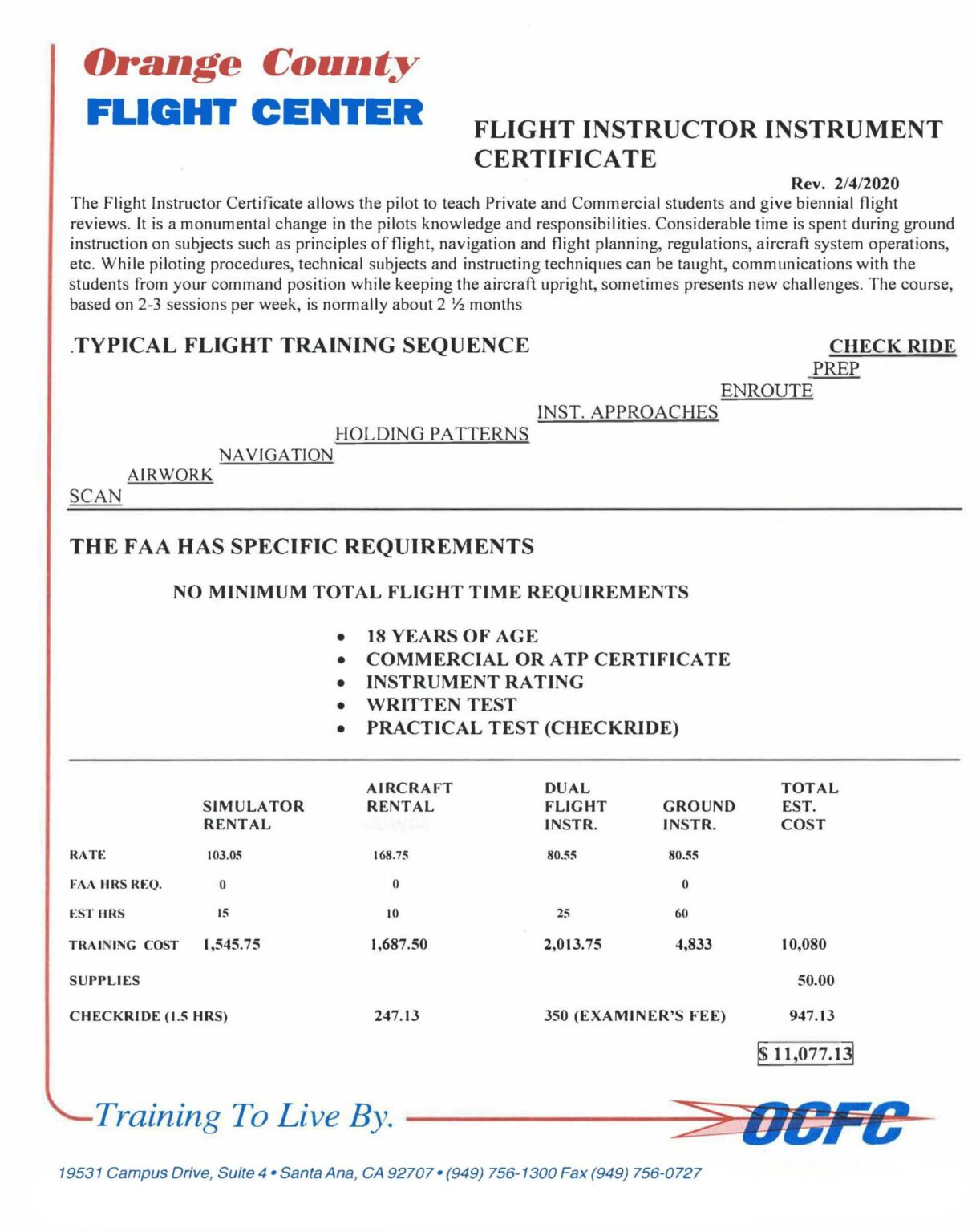 Flight Instructor | Orange County Flight Center